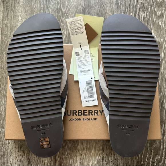 Burberry | Shoes | Burberry Signature Birch Brown Beige Check Sexy ...
